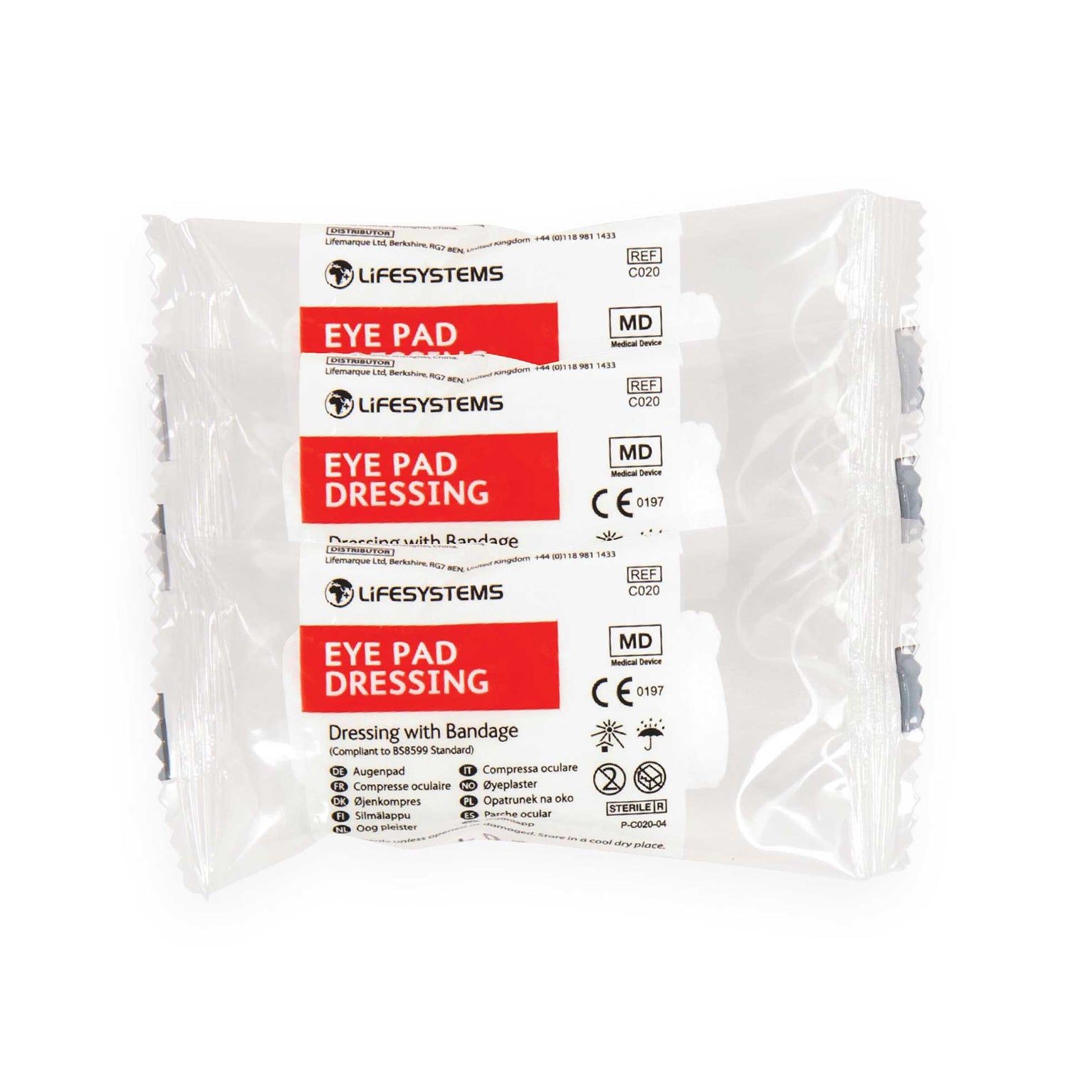 Eye Pad Dressing | First Aid Kit Refills | Lifeventure