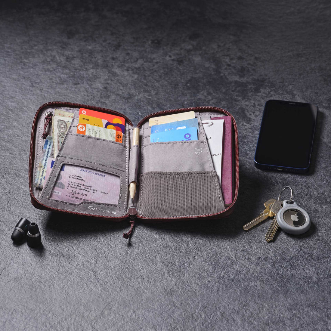 Mini Travel Wallet | RFiD Travel Wallet | Lifeventure