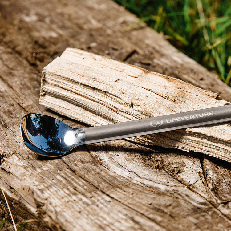 Titanium Long-Handled Spoon | Titanium Spoon | Lifeventure